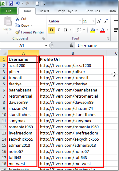  C Excel 