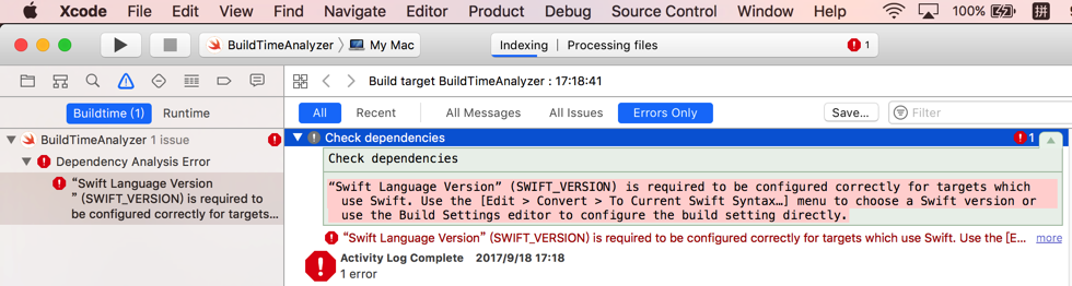 【已解决】xcode出错:swift Language Version Swiftversion Is Required To Be Configured Correctly For