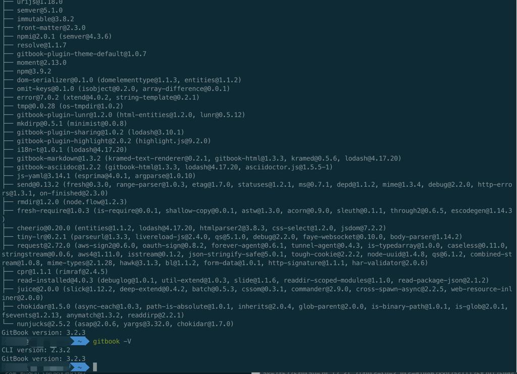 【已解决】Mac已安装gitbook-cli去gitbook查看版本号时一直卡死在Installing GitBook 3.2.3 – 在路上